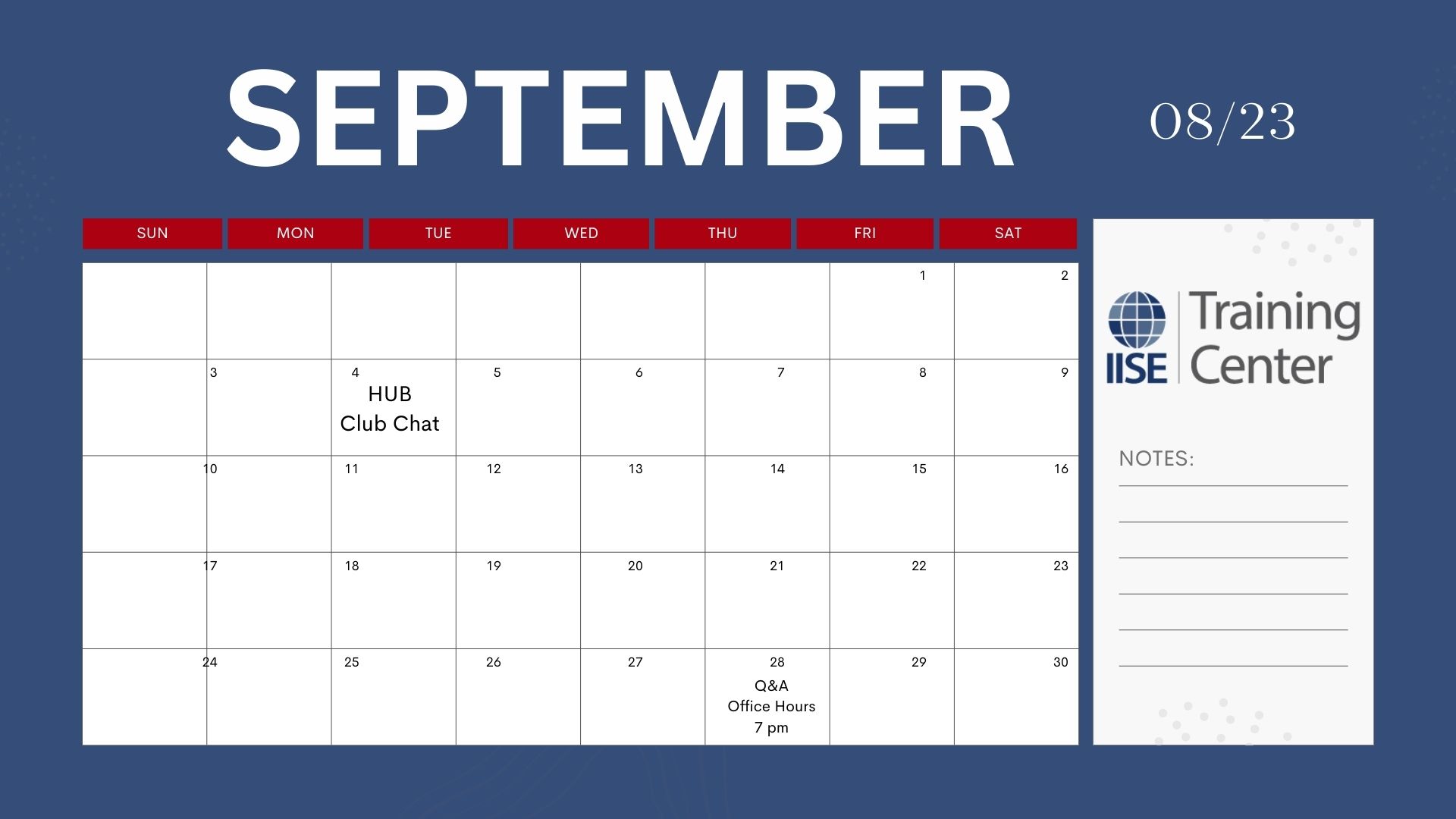 Dashboard | IISE Student Training